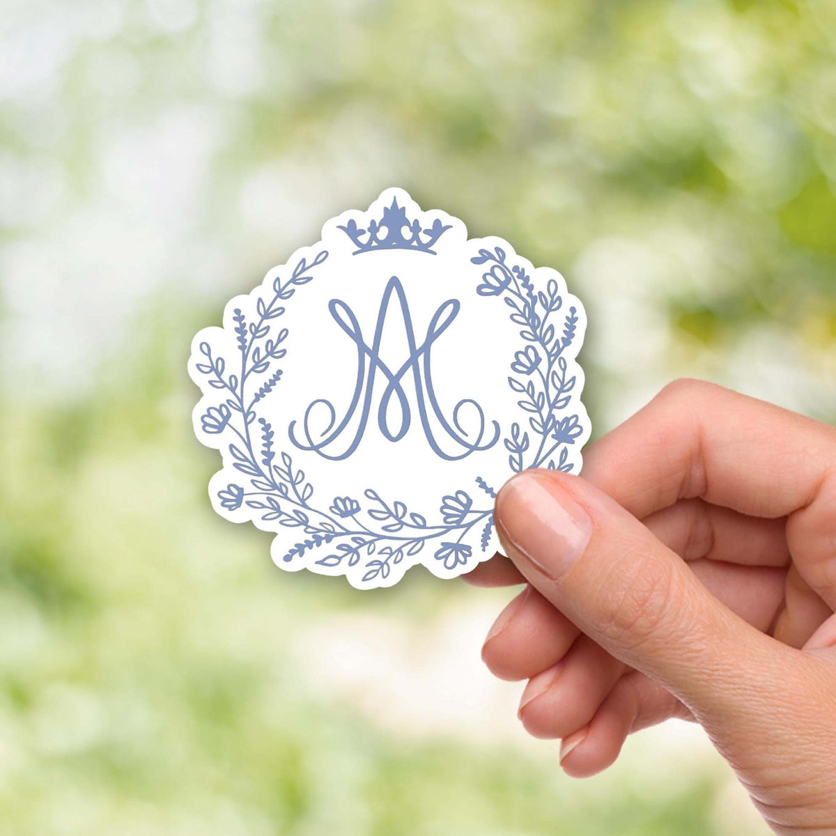 Auspice Maria Catholic Vinyl Waterproof Sticker